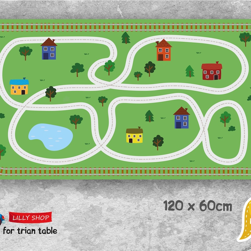 Train Table Decal - Etsy