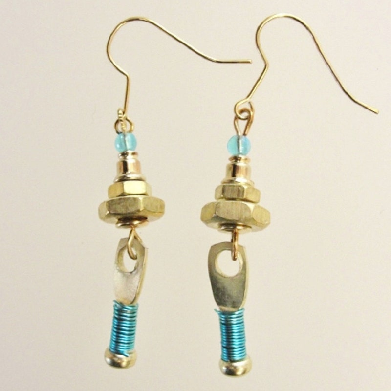 Hardware Earrings - Etsy