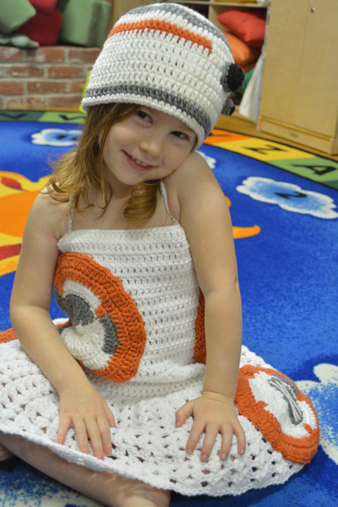 Star Wars Inspired Crochet BB8 Beanie and Dress - Etsy