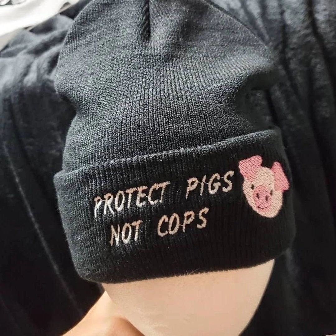 Protect Pigs Not Cops Beanie - Etsy