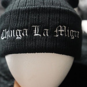 Chinga La Migra Embroidered Beanie - Etsy