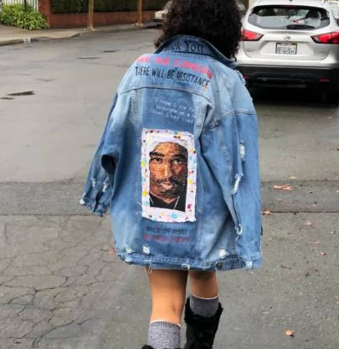 Custom Embroidered Denim Jacket- Fully Customizable by You (please Read ...