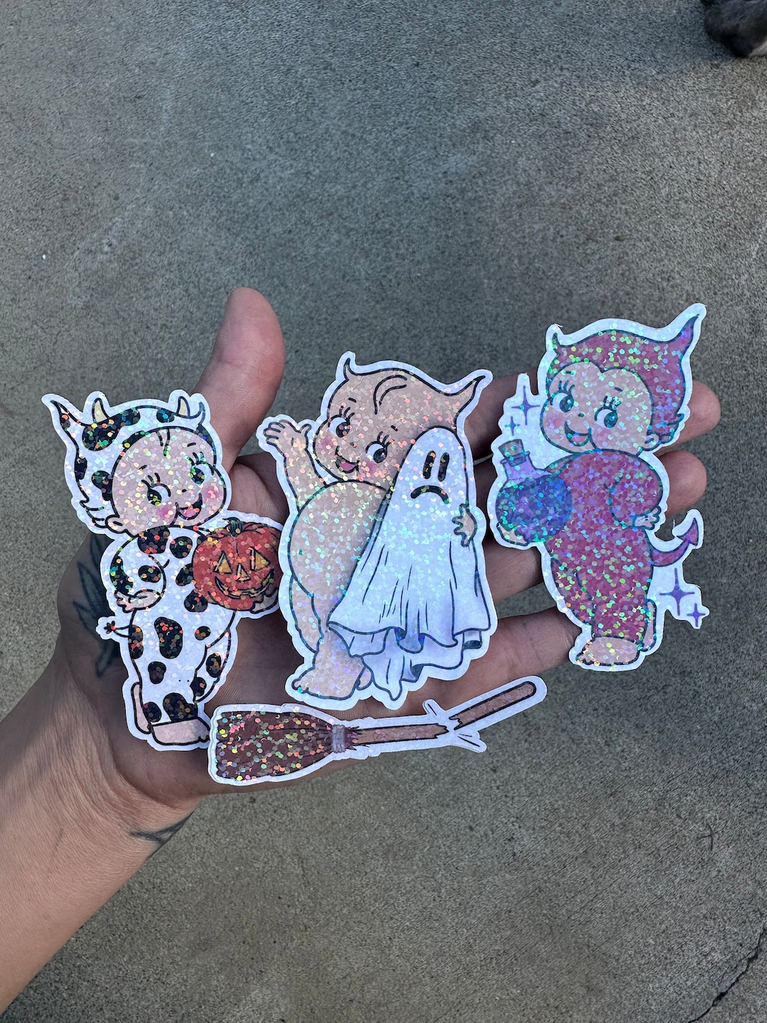 Halloween Kewpie Sticker Pack - Etsy