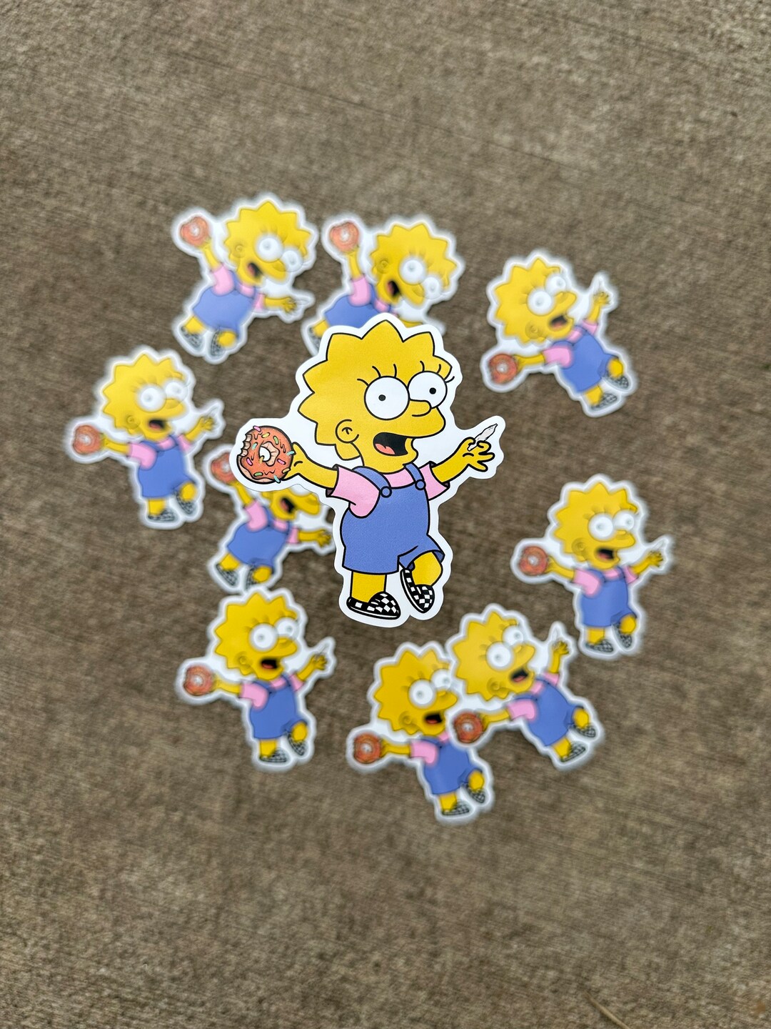 Lisa Simpson / Stoner Simpson / 420 Sticker / Hydroflask and Laptop ...