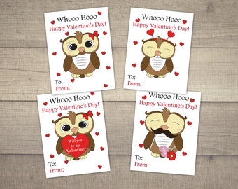 Valentine Day Owl | Etsy
