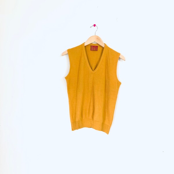 Mustard Vest - Etsy