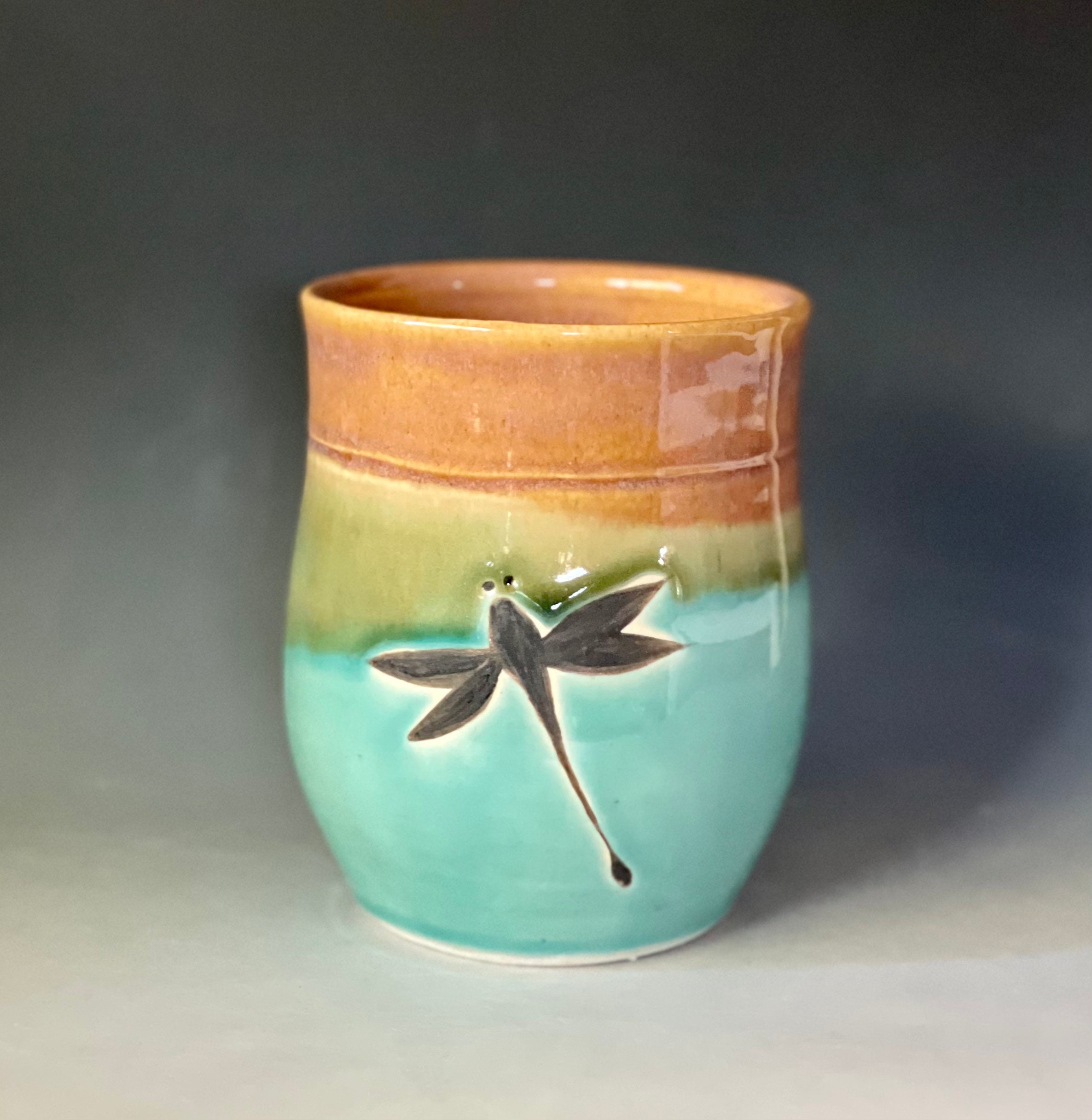 Pottery Dragonfly Vase Pottery Handmade Planter Dragonfly | Etsy