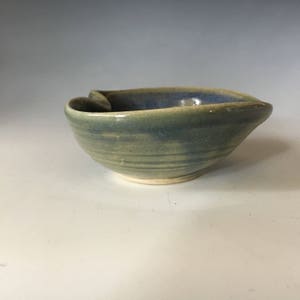 Handmade Pottery Blue Dish. Blue Ceramic Heart Dish, Get Well Gift 4 ...