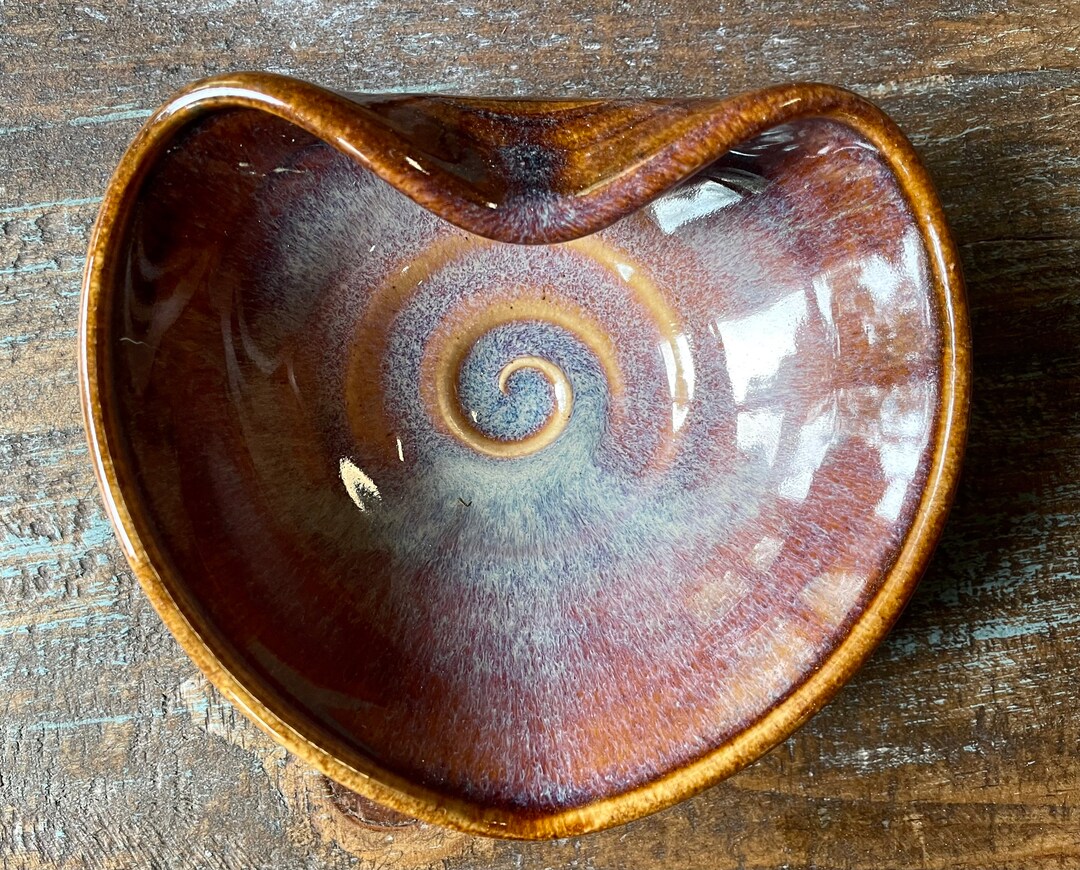 Southwest Pottery Heart Dish. Sunset Handmade Pottery 4 Inch - Etsy