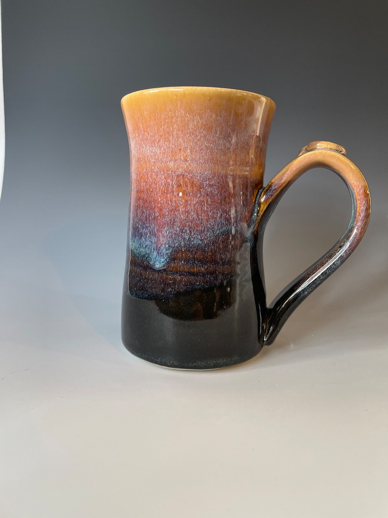 Pottery Stein. Southwest Ceramic Coffee Mug 14 15 Ounce Large - Etsy