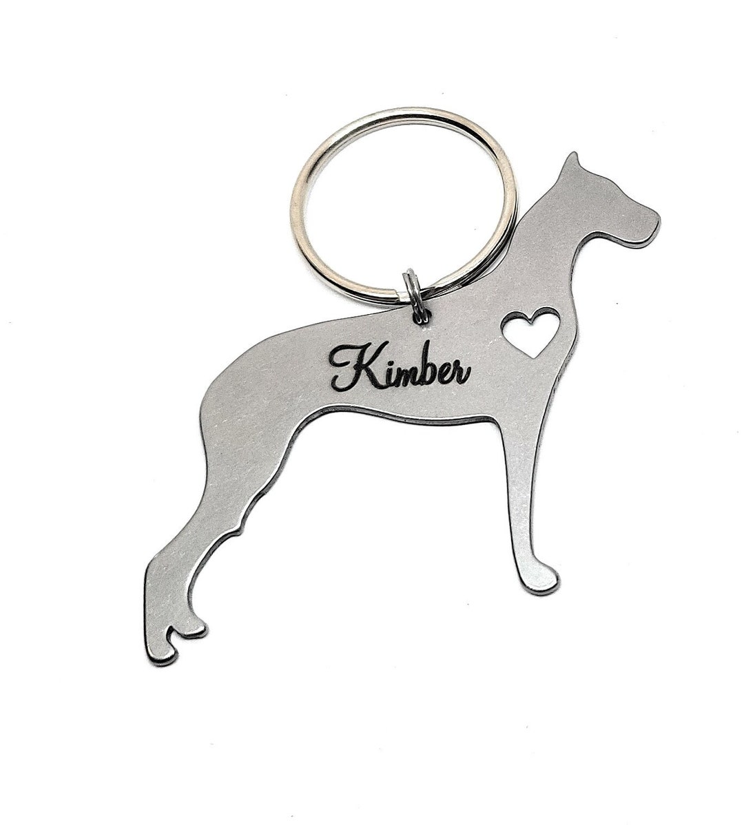 Great Dane Dog Keychain Memorial, Dog Keychain With Name, Dog Keychain ...