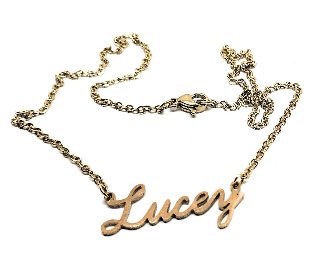 Name Necklace, Custom Necklace Designs, Personalised Necklace, Gold ...