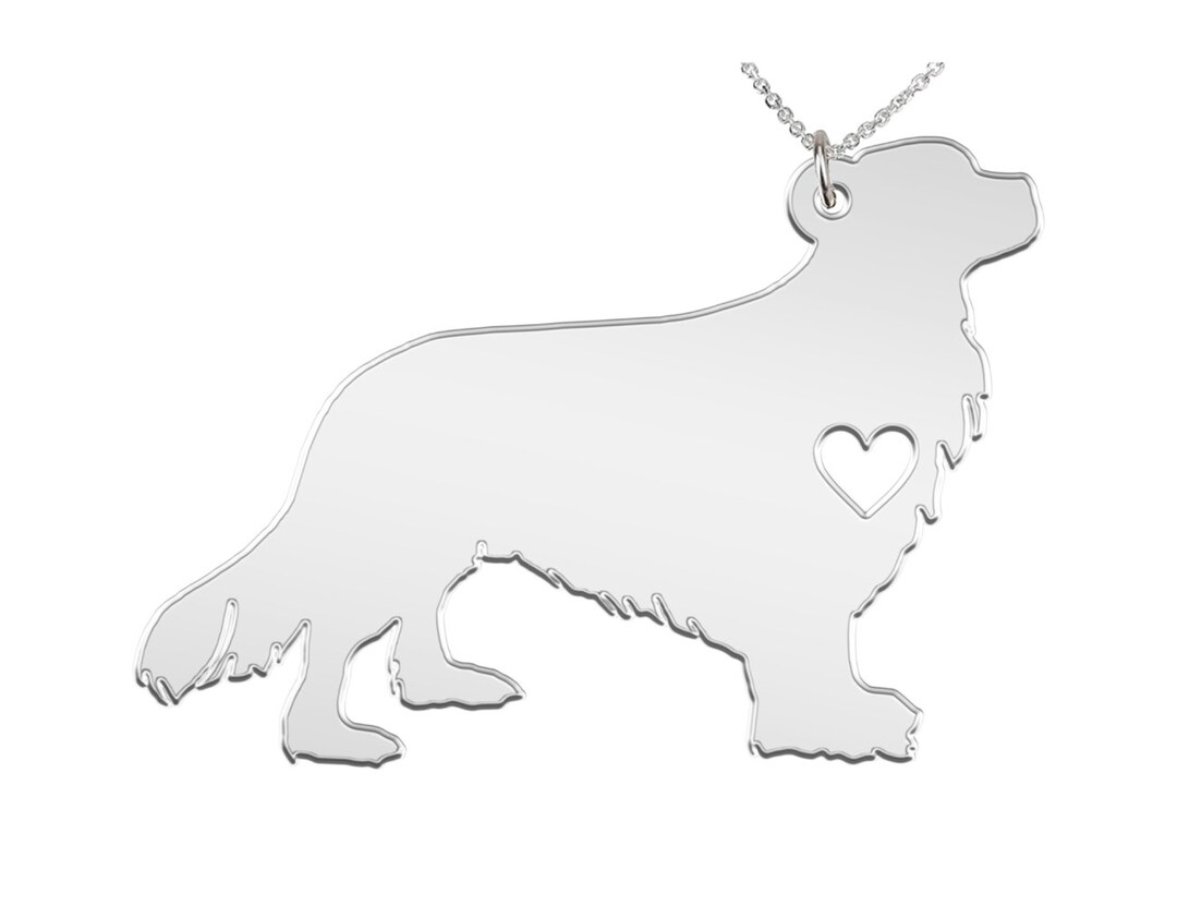 Cavalier King Charles Spaniel Dog Chain, Personalised Dog, Memorial ...