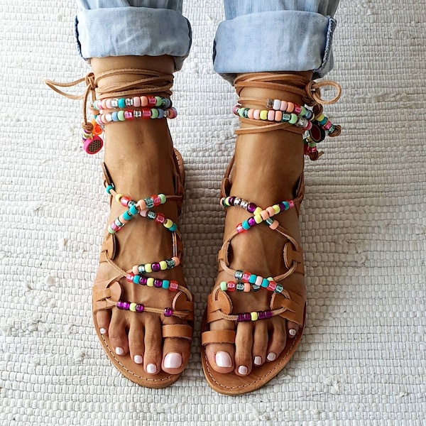 Boho Sandals - Etsy