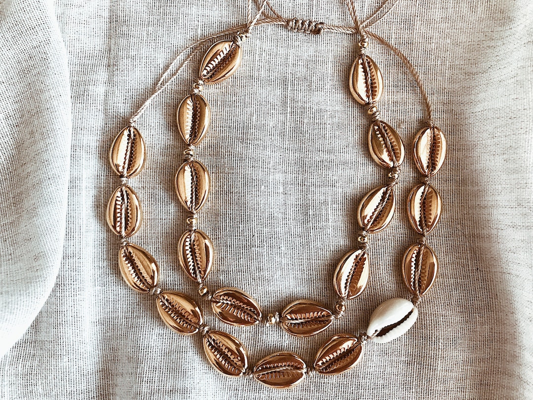 Cowrie Shell Chokers, Shell Neckpieces,adjustable Necklace - Etsy