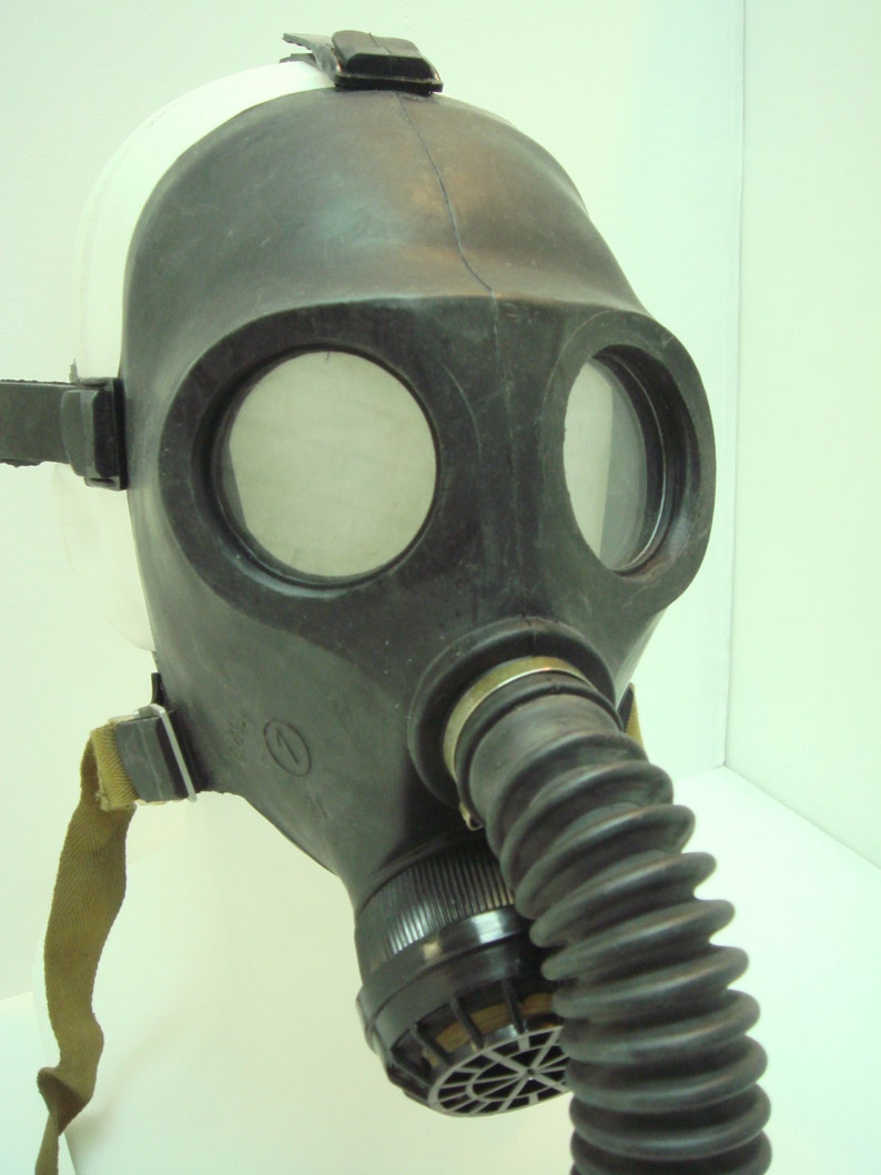 Black Rubber Gas Mask PDF-2SH Gas Mask With Hose Gas Mask Costume Gas ...