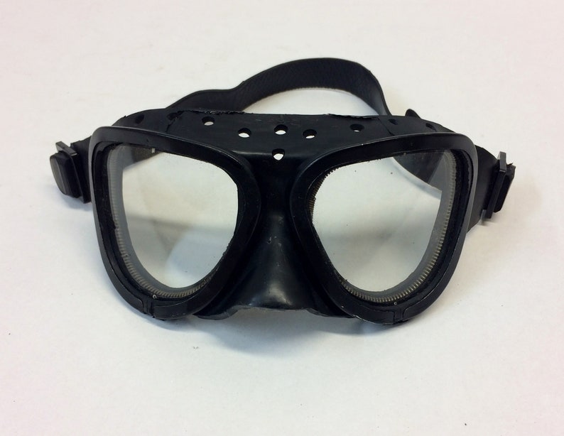 Black Rubber Googles Costume Goggles Costume Fetish Goggles - Etsy