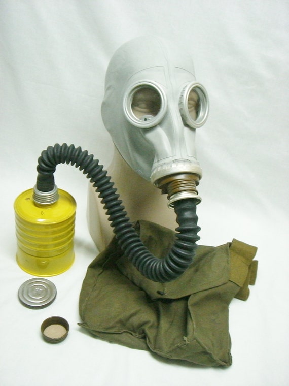 Collectibles Black gas mask GP-5M size 1 small S soviet russian gas ...