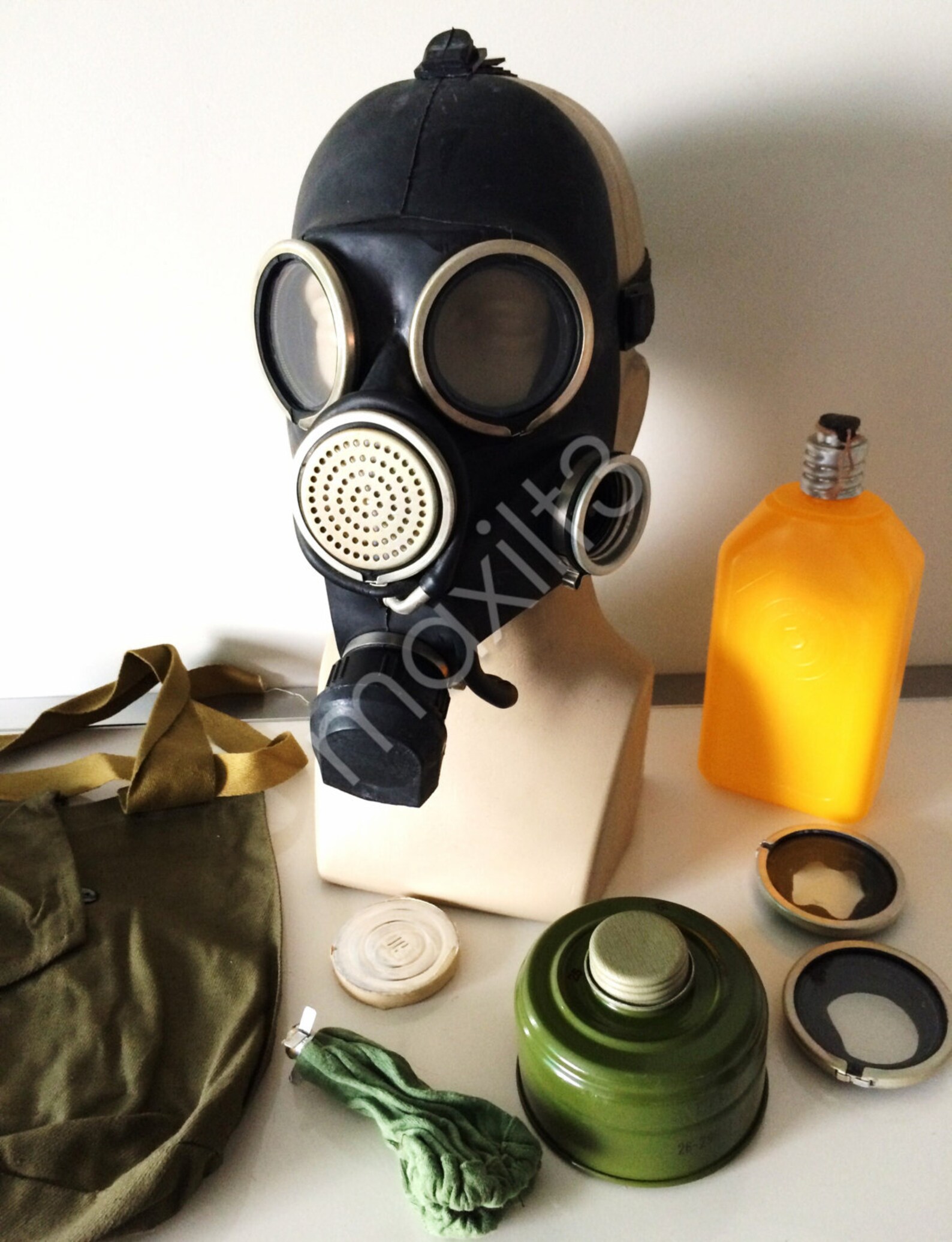 Vintage Gas Mask GP-7V Gas Mask - Etsy