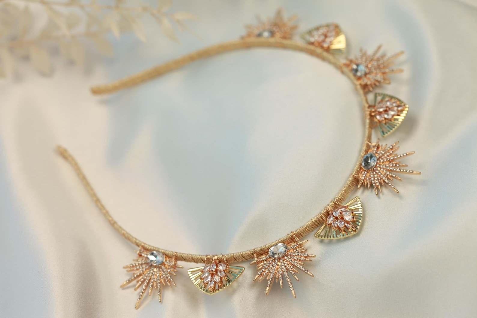 Star Bridal Crown Celestial Wedding Headband Celestial Bridal Crown ...