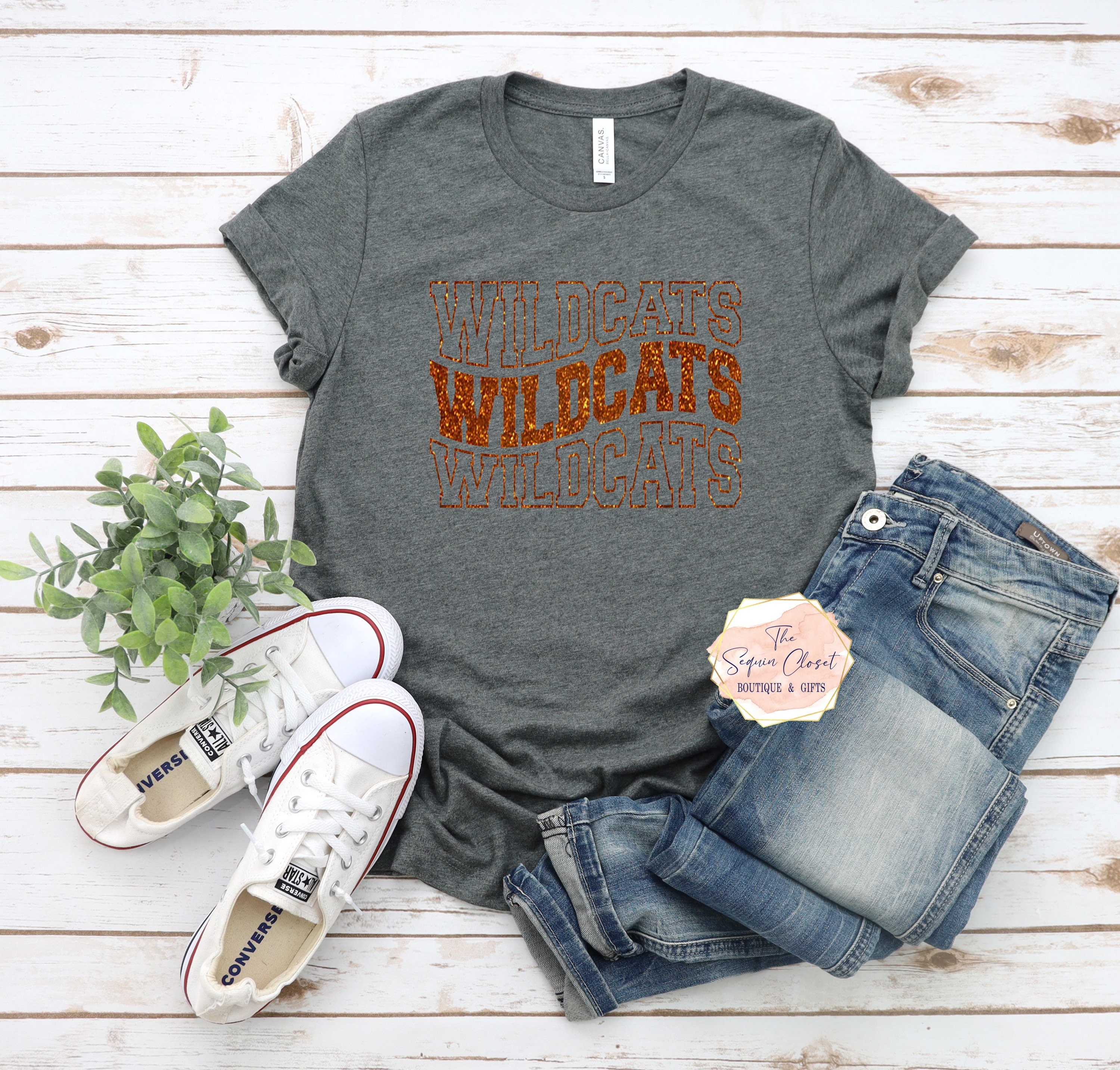 Wildcats School Mascot T-shirt, Mascot Shirt, Wildcats Spirit Shirt ...