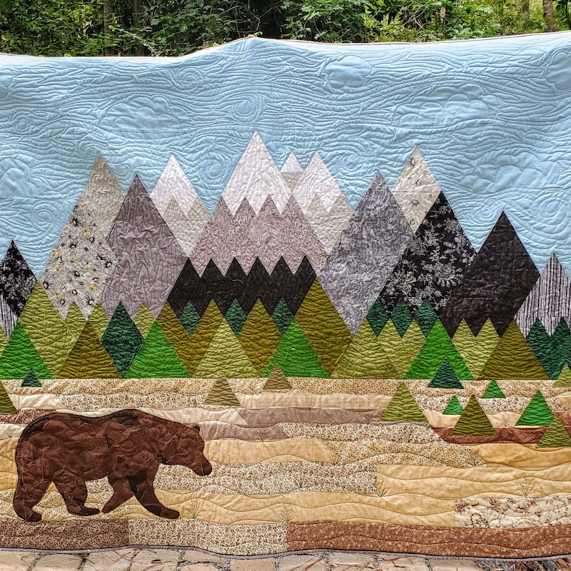 Bear Quilt Pattern - Etsy