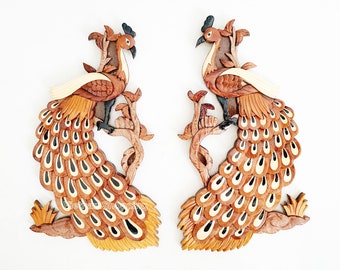 Beautifully Hand Crafted 3 Dimensional Intarsia Wood Art - Etsy