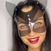 Blue Mask, Cyber Cat, Cat Woman Gadget, Gift for Poledancer, Bad Girl ...