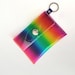 Rainbow Card Holder, LGBT, Gift for Traveler, Key Ring, Slim Wallet ...