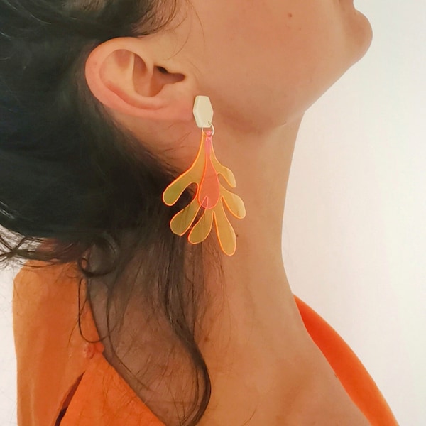 Abstract Earrings - Etsy