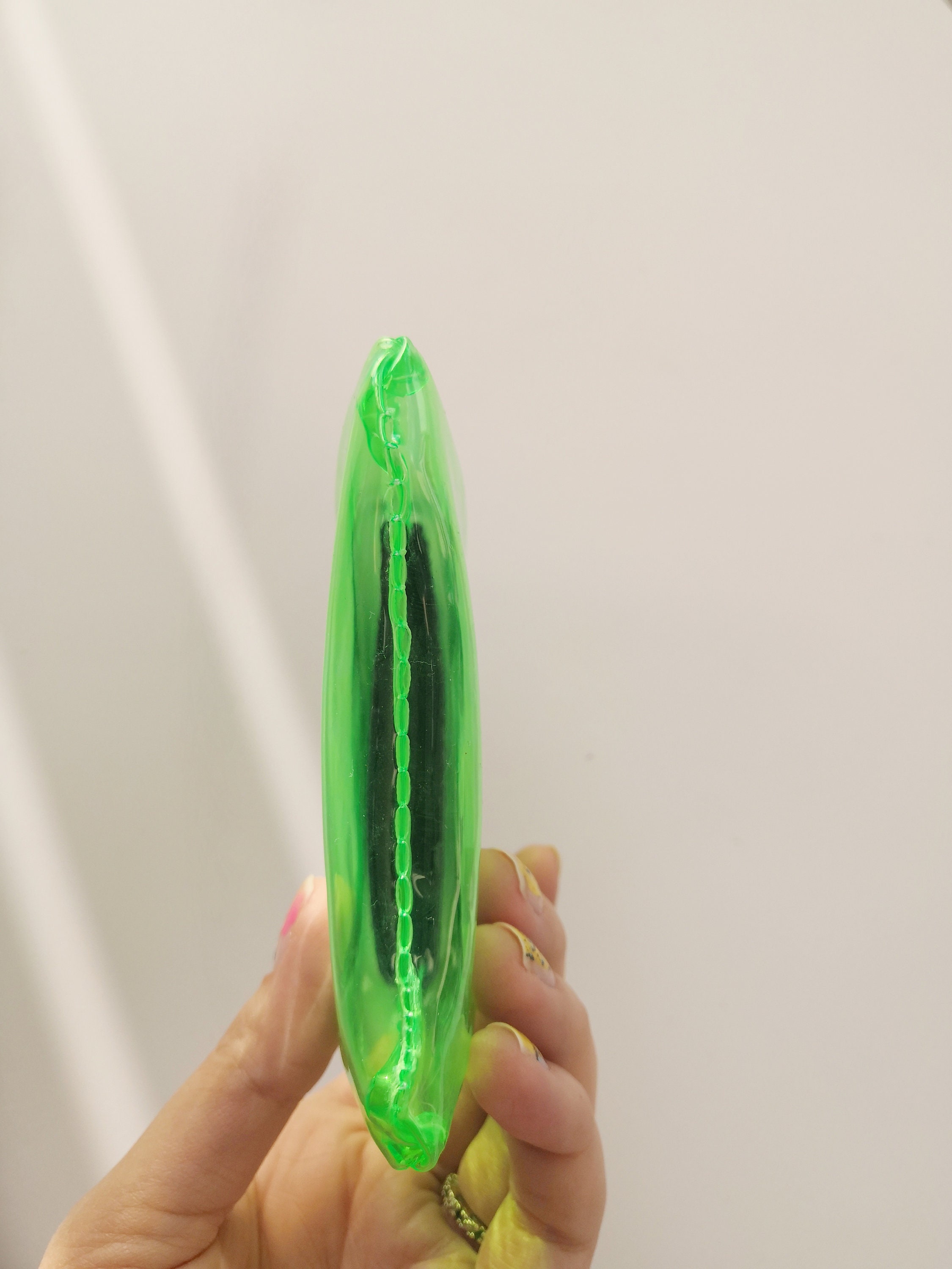 Neon Green Change Wallet Neon Vinyl Pocket Pouch Back Change - Etsy