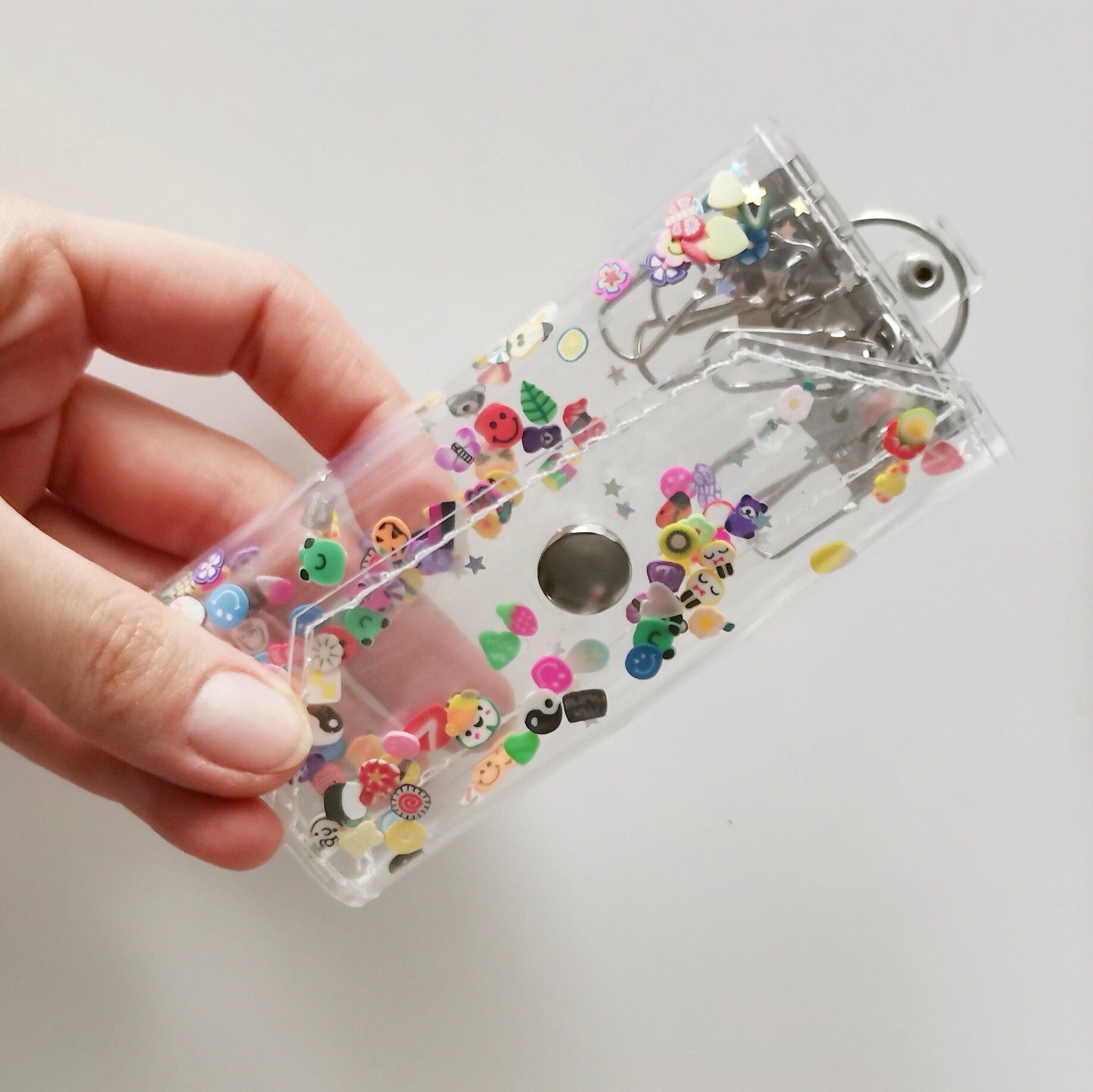 Cute Kawaii Key Pouch Small Stars Fimo Key Holder Vegan Key Organizer ...