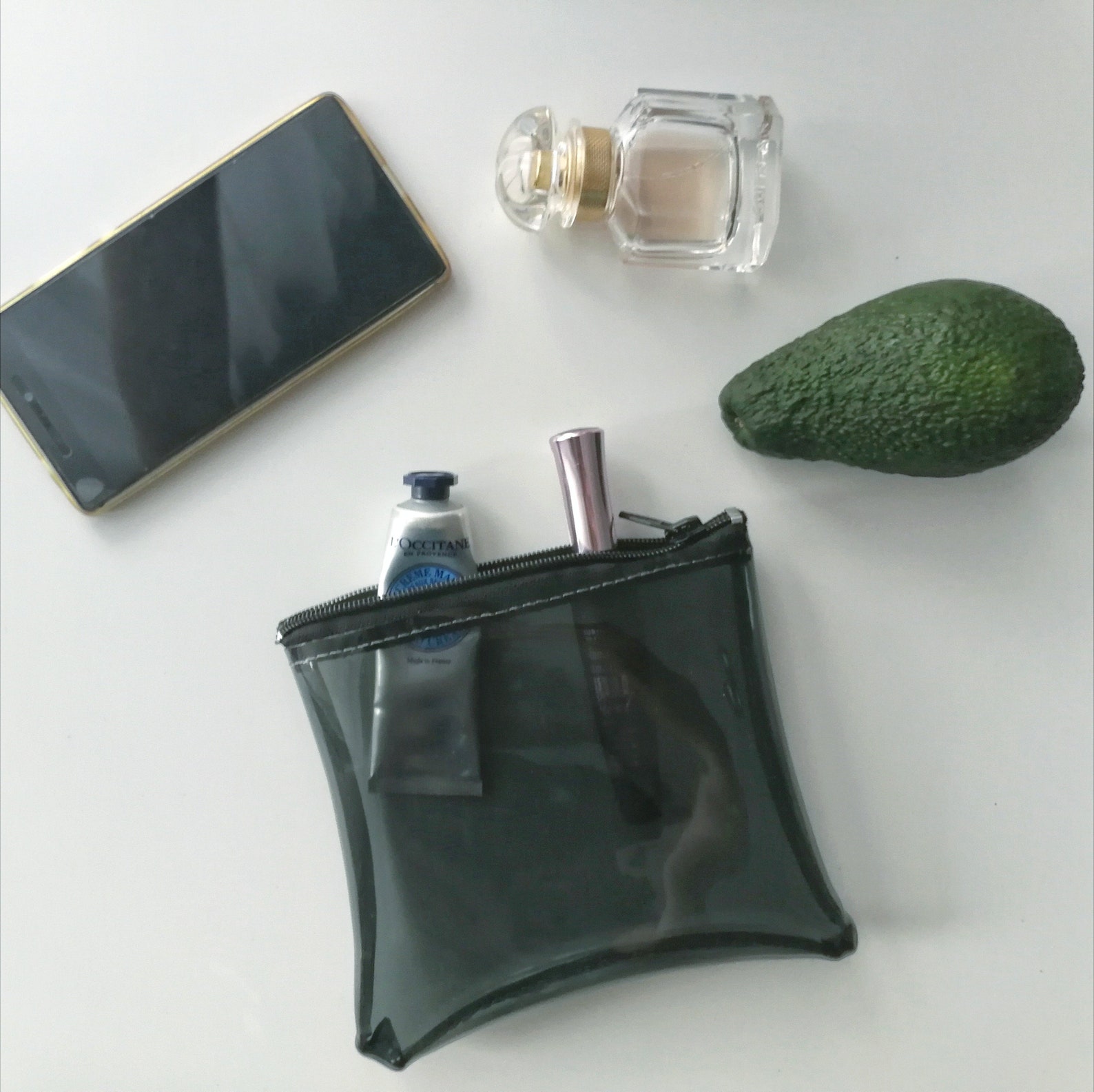 Vinyl Clear Makeup Bag Classic Plastic Cosmetic Bag Travel Pouch ...