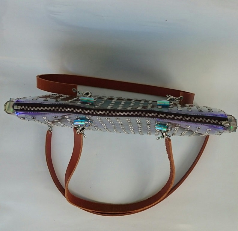 Laptop Bag Iridescent Laptop Bag Holographic Shopper Bag | Etsy