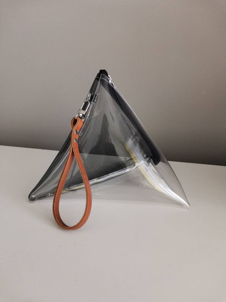 Triangle Zipper Bag Travel Storage Minimalism Organizer | Etsy