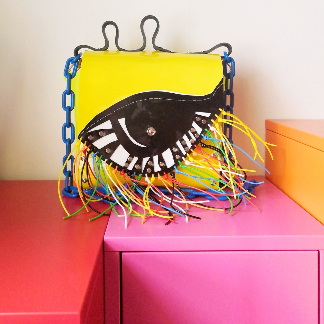 Handmade Eye Bag: Abstract Art Purse, Unique Design - Etsy