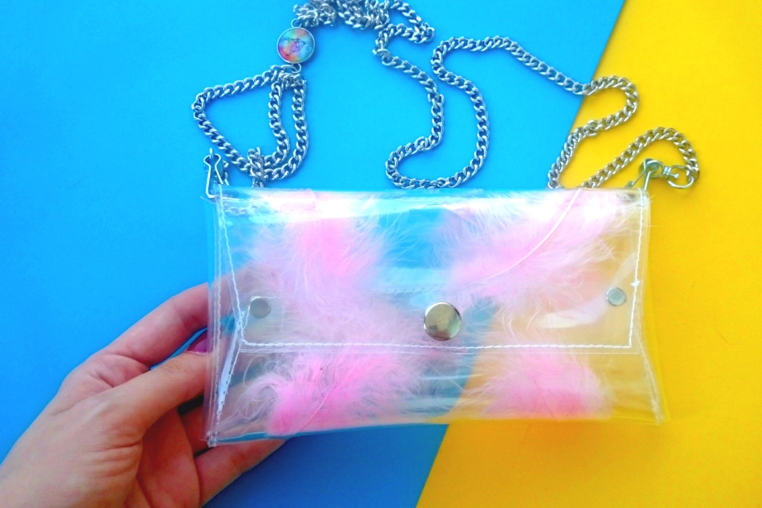 Iphone Chain Bag Phone Cases Small Cute Small Purse Pink | Etsy