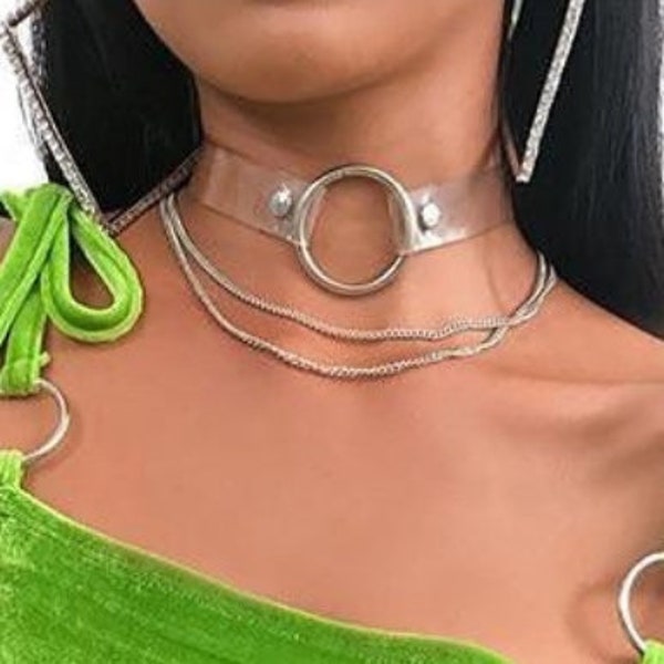 Clear Choker - Etsy