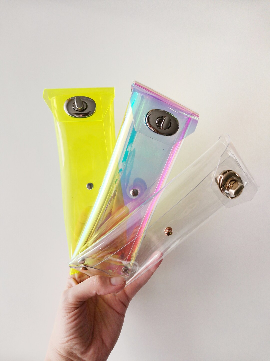 Clear Pen Case, Transparent Pencil Holder, Accessories Bag, Pen Purse ...