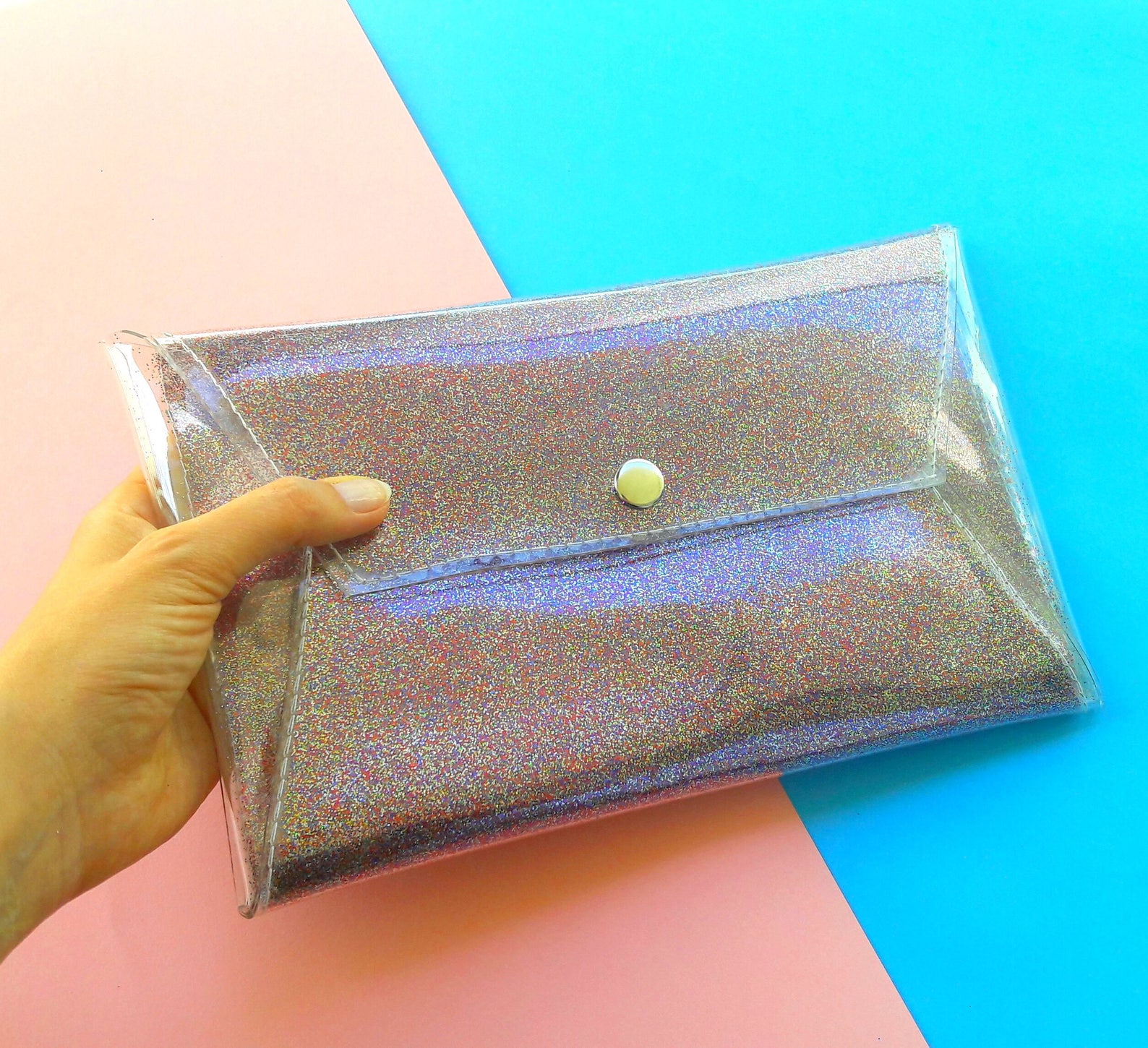 Glitter Rainbow Bag Sparkle Purse Multicoloured Glitter - Etsy