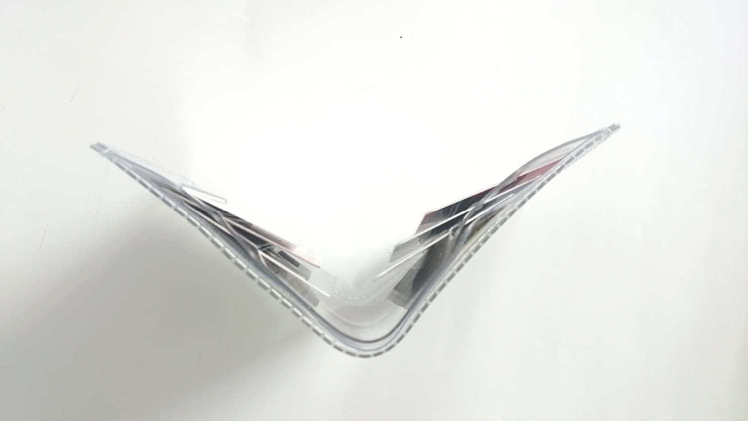 Mens Wallet Transparent Wallet Vegan Wallet Vinyl Cashier - Etsy