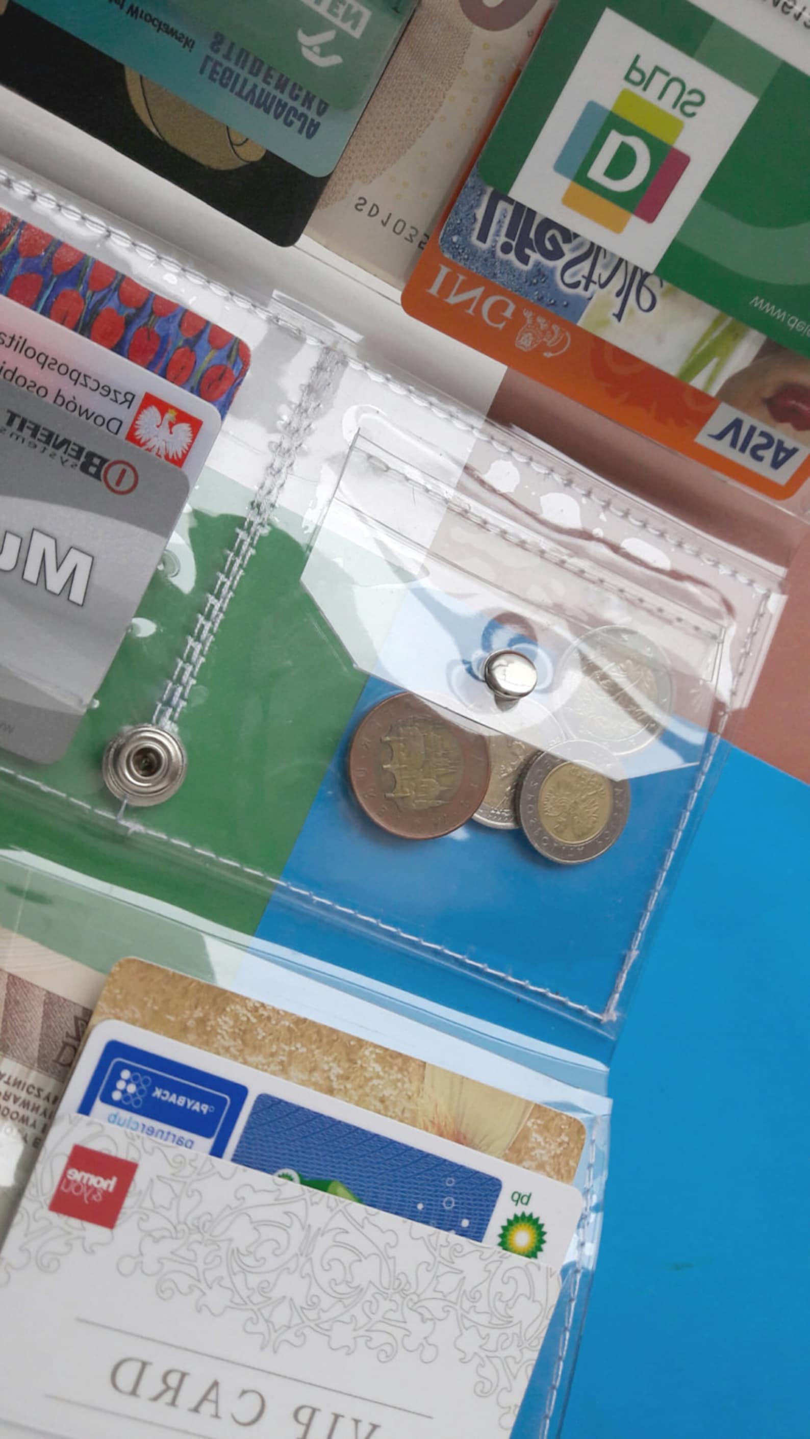 Clear Wallet, Transparent Wallet, Card Holder, Coin Purse, Minimalist ...