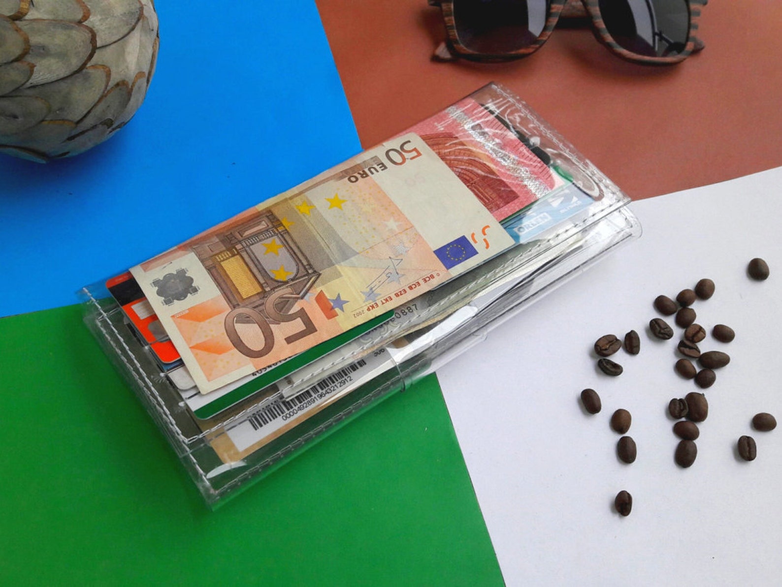 Clear Wallet, Transparent Wallet, Card Holder, Coin Purse, Minimalist ...