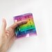 LGBT Wallet Transparent Wallet Vegan Rainbow Vinyl Cashier Wallet ...