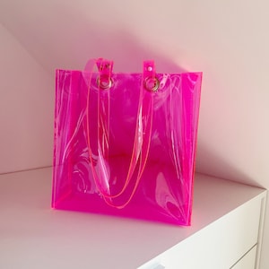 Hot Pink Jelly Purse, Barbiecore, Pink Obsessed Bag, Everyday Bag ...