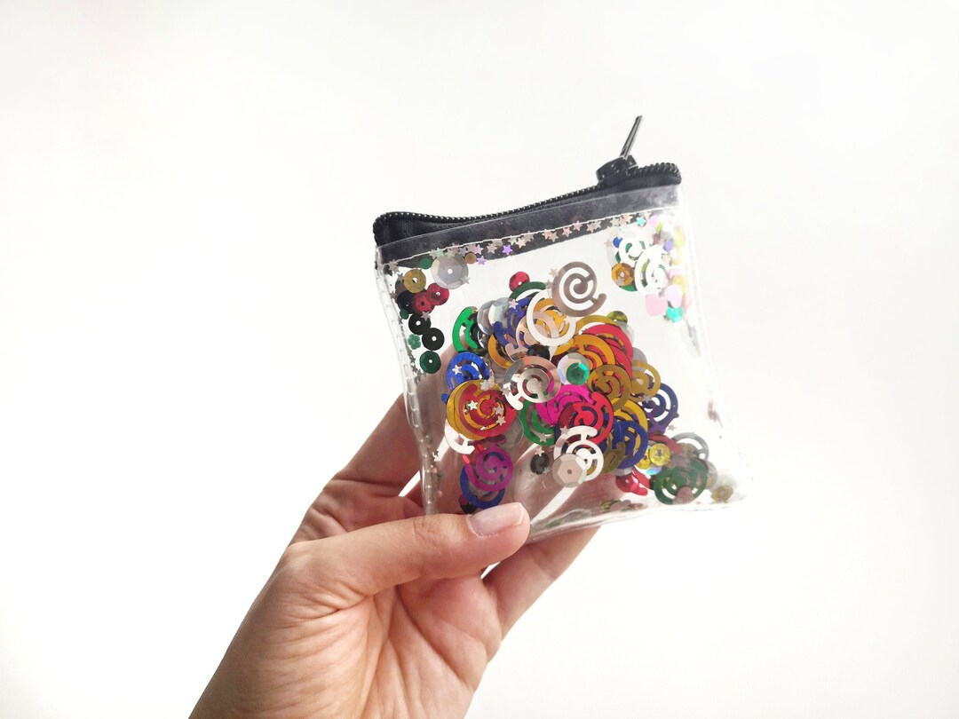 Cute Unicorn Coin Purse, Confetti Glitter Wallet, Small Purse ...