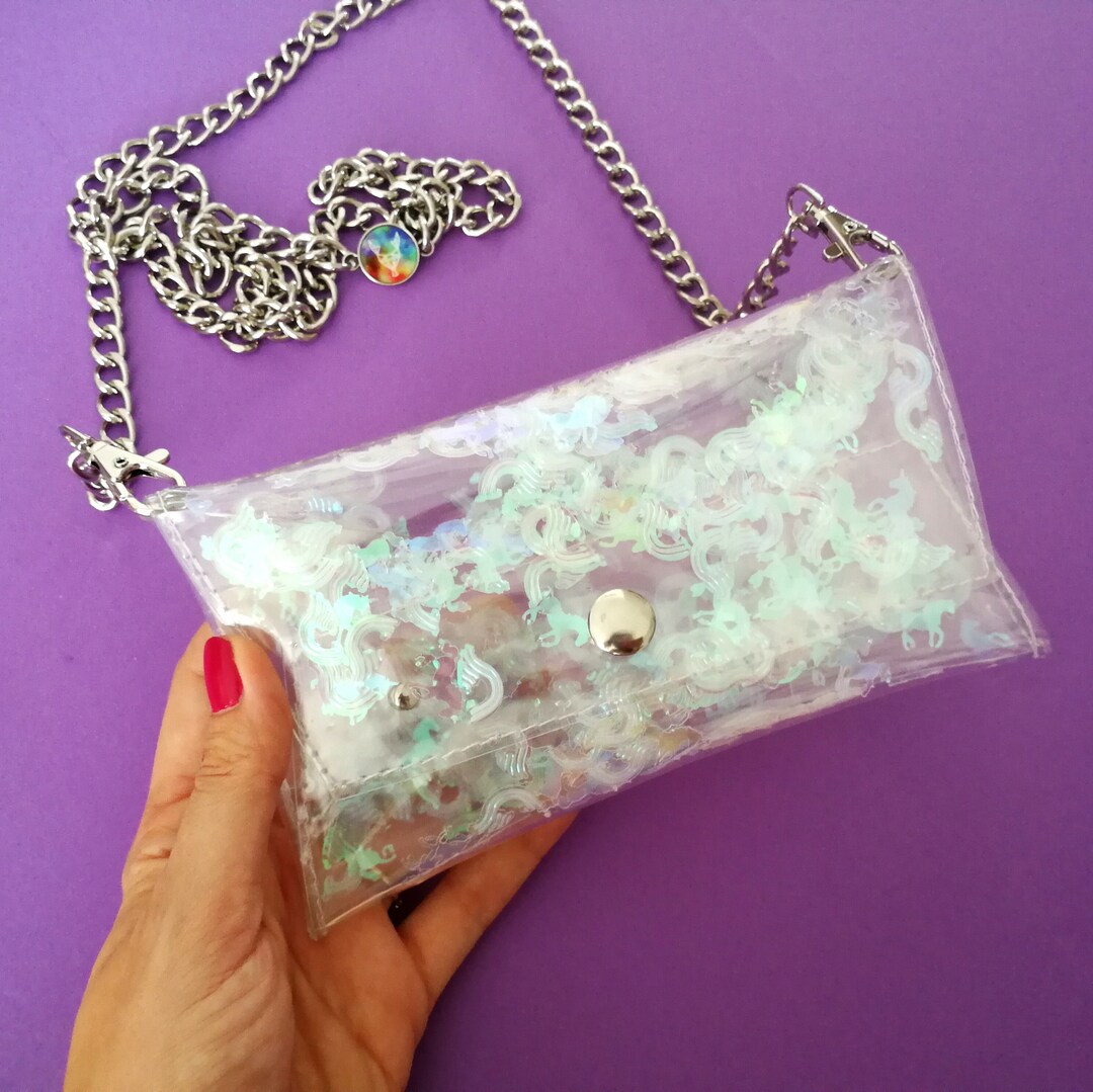 Unicorn and Rainbow Sequins Phone Chain Case for Iphone, HTC, Samsung ...