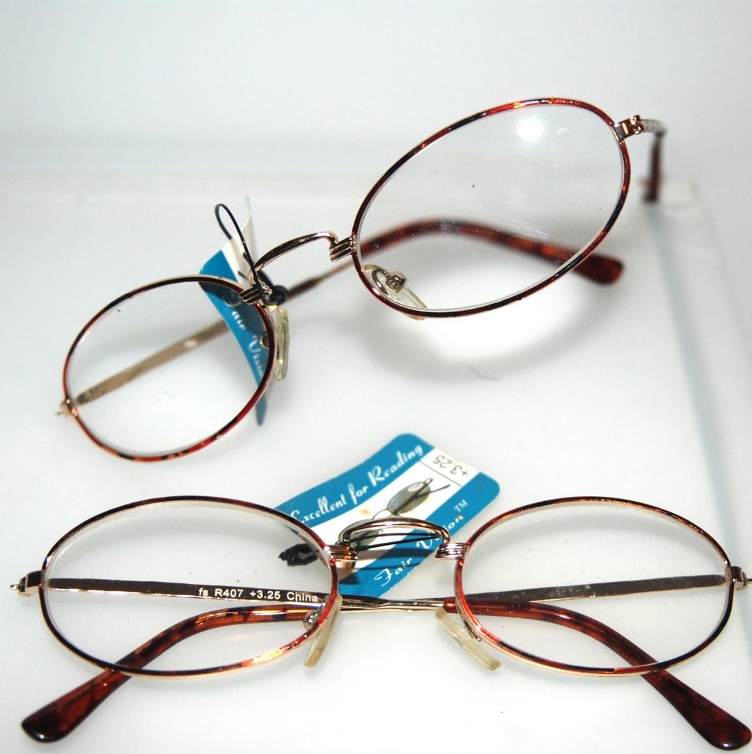 Vintage Art Deco Style Readers Power 3.25 Reading Glasses Retro ...