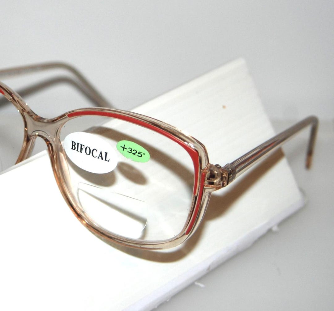 Vintage Bifocal Reader Power 3.25 Full Size Frame Reading Glasses - Etsy
