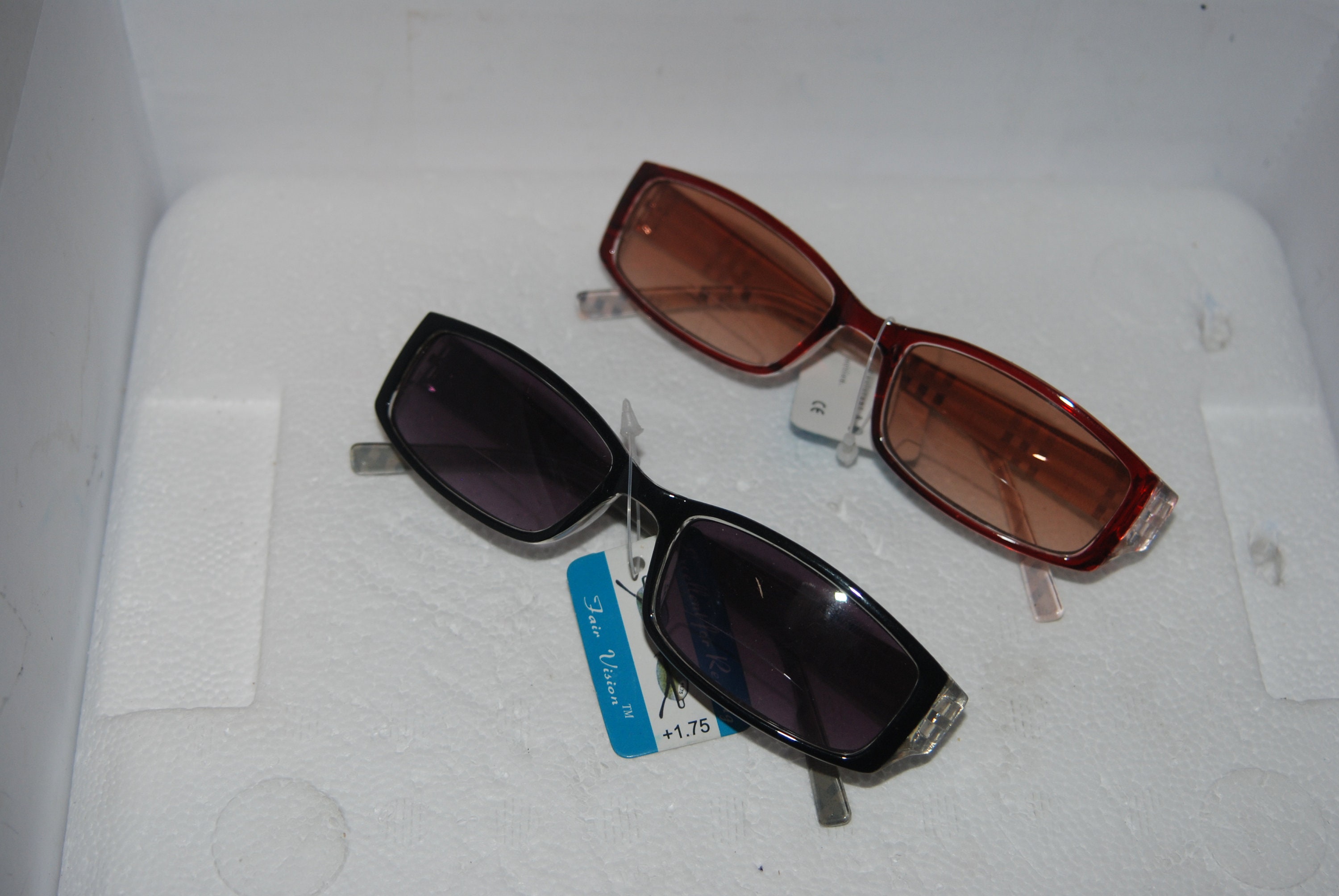 2 Bifocal Tint Readers Power 1.75 Womens Fashion Tinted Reading Glasses ...